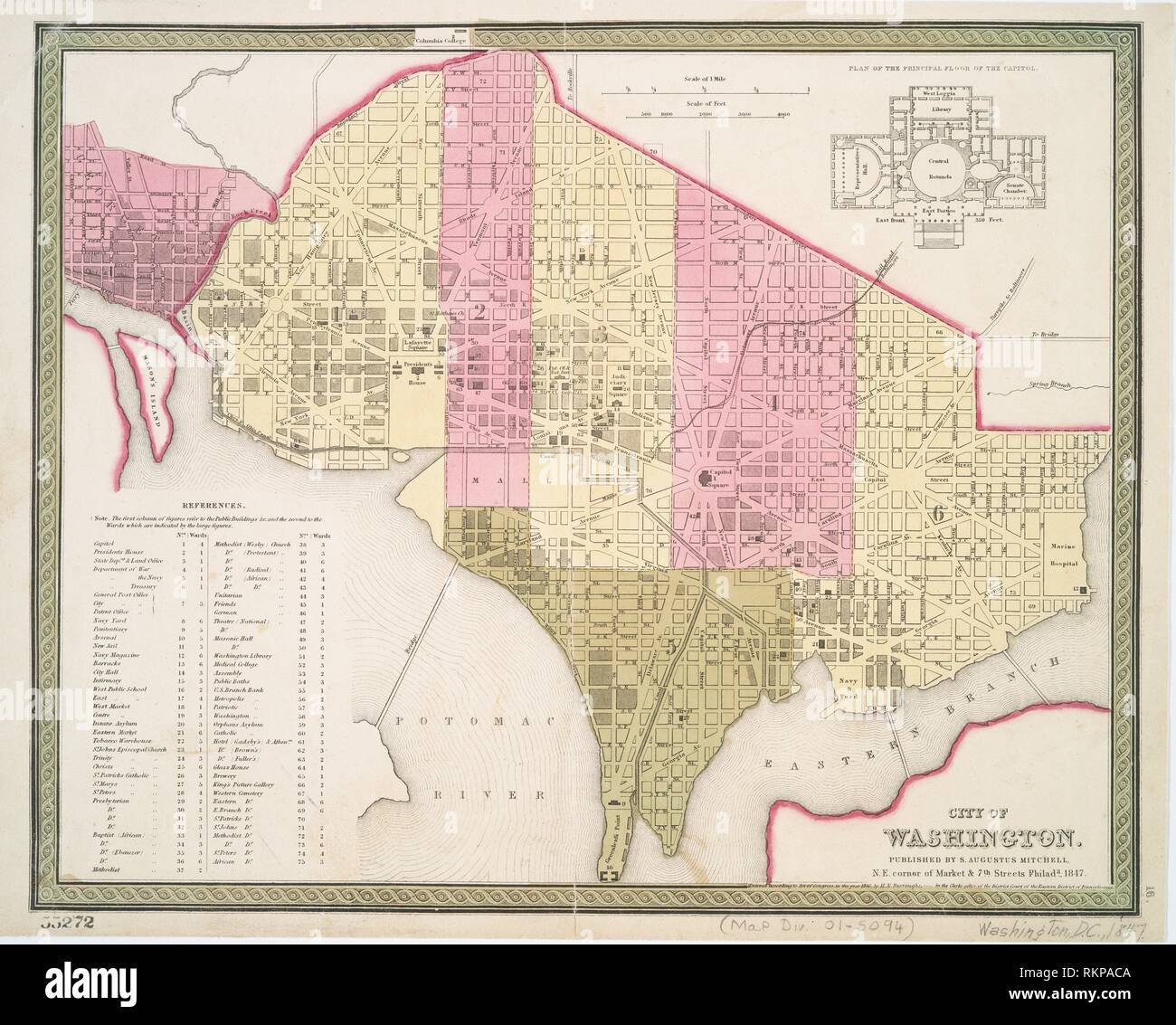 1792 usa map hi-res stock photography and images - Alamy