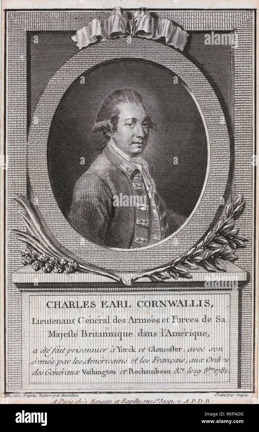 Earl cornwallis hi-res stock photography and images - Alamy