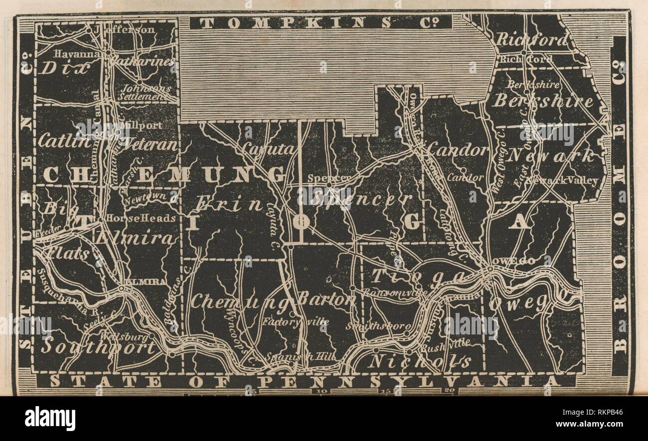 Usa counties map hi-res stock photography and images - Alamy