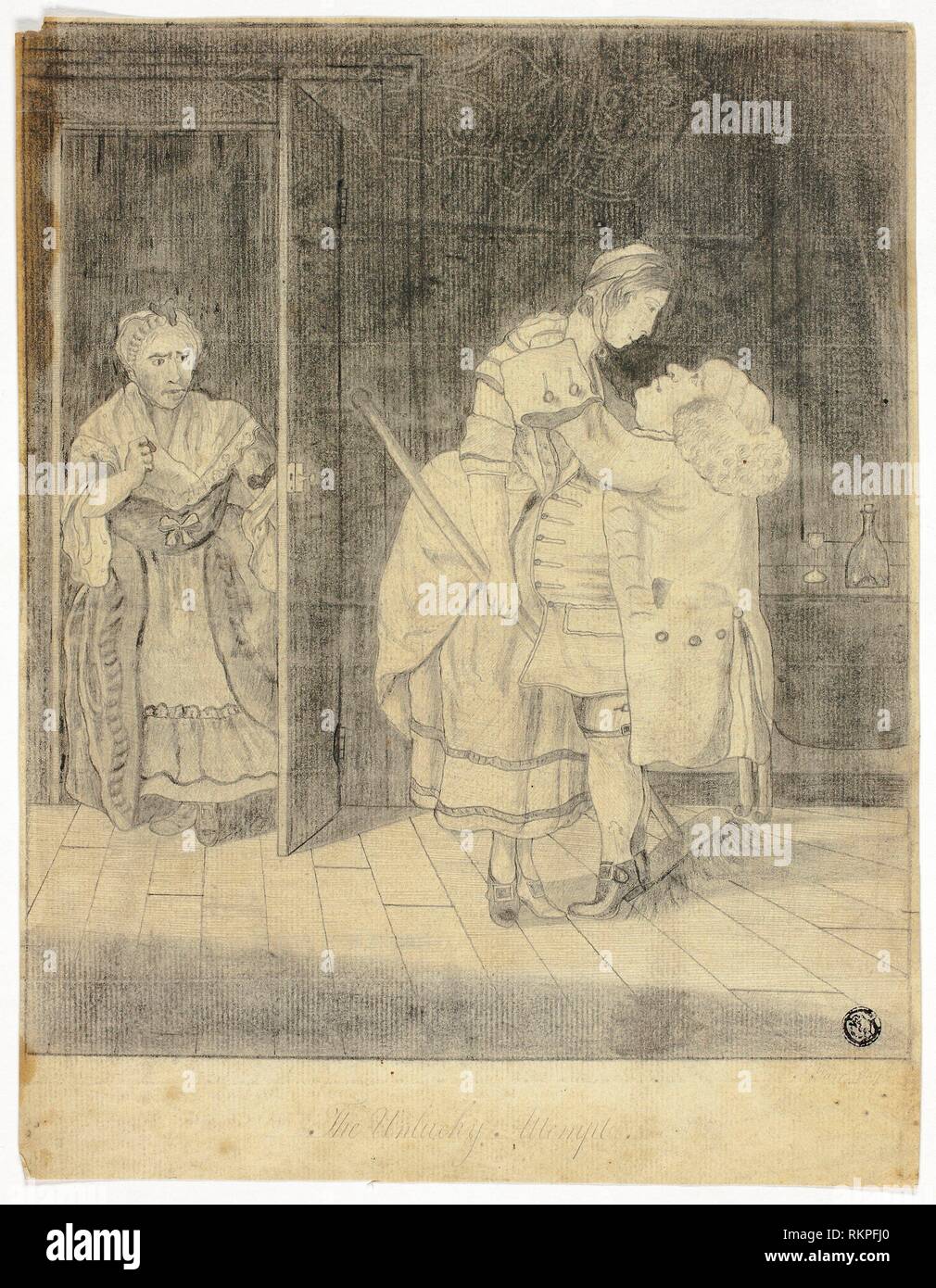 The Unlucky Attempt - Attributed to Thomas Parr English, active 1697 ...