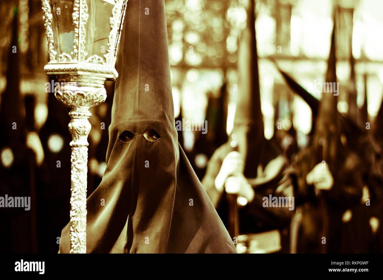 The great processions of Catholic penitents, during religious holidays ...