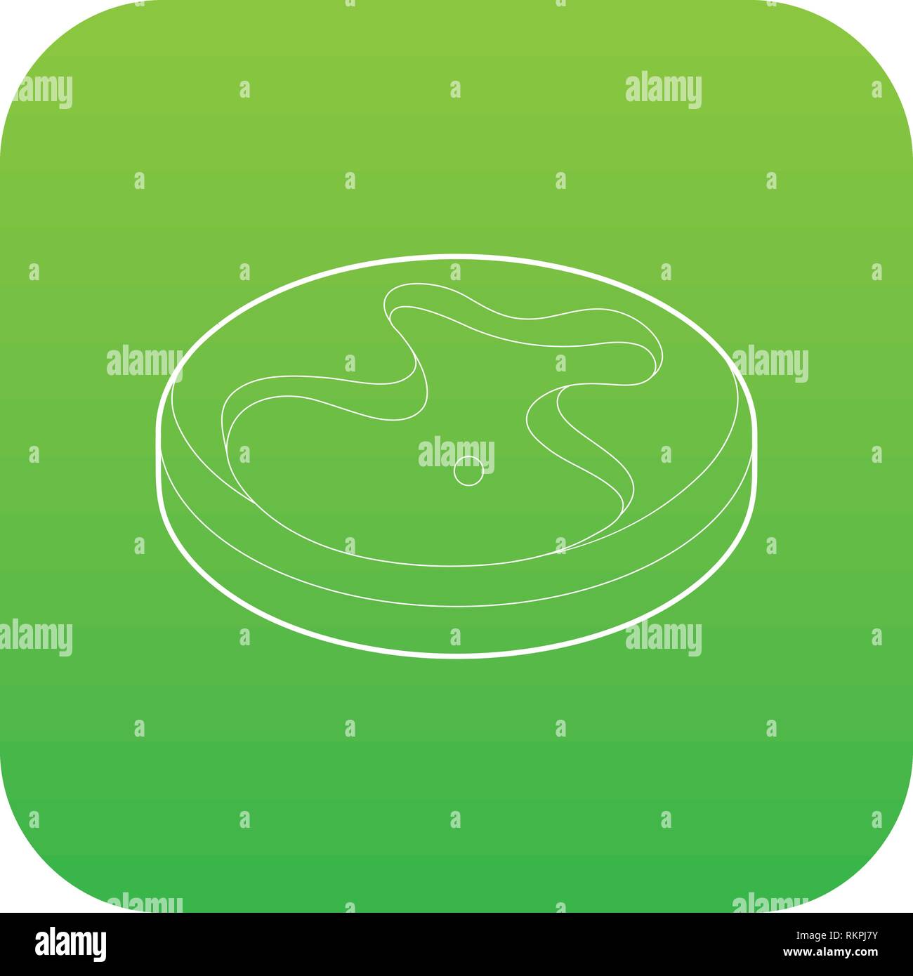 Golf field icon green vector Stock Vector Image & Art - Alamy