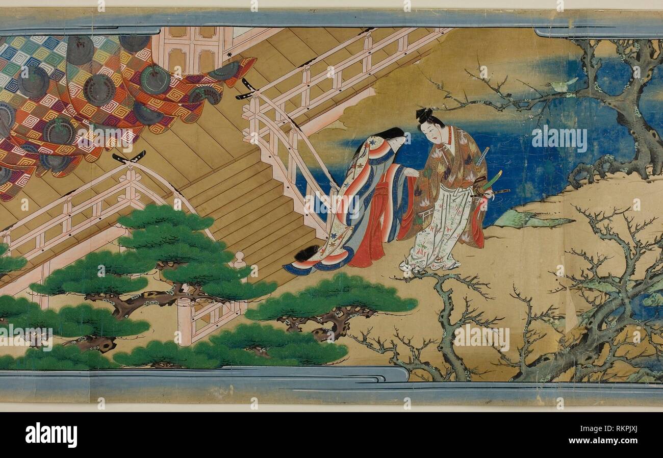 Joruri Monogatari - 17th century - School of Iwasa Matabei Japanese ...