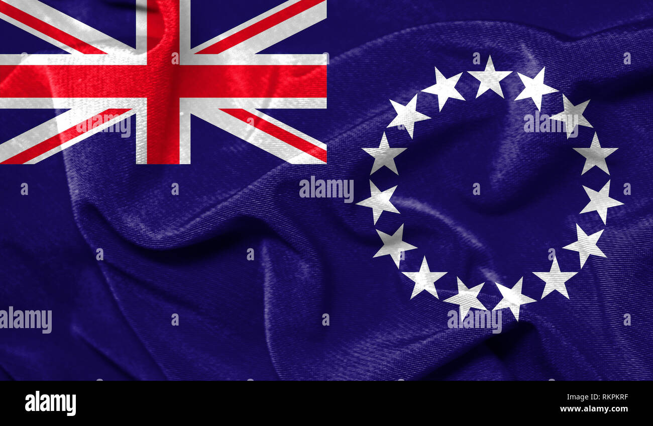 Cook islands silk flag hi-res stock photography and images - Alamy