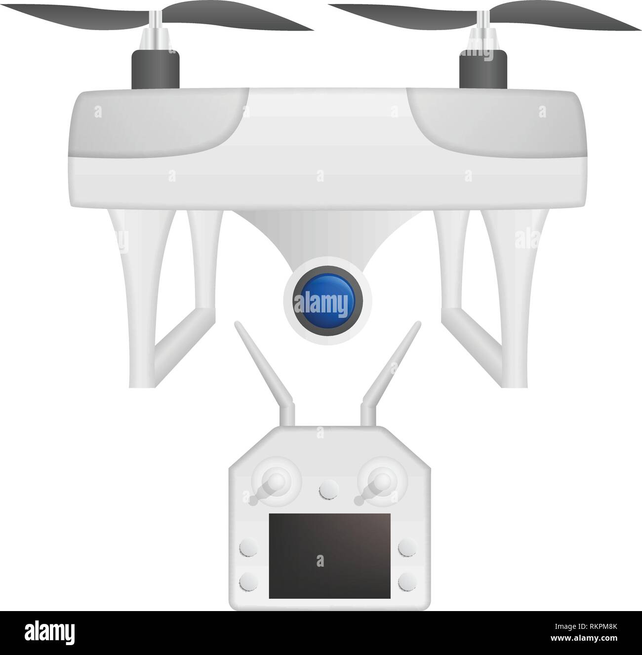Drone icon, realistic style Stock Vector Image & Art - Alamy