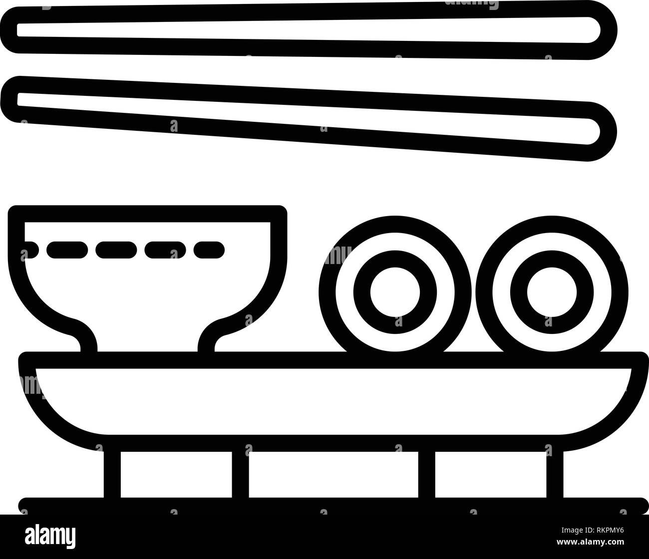 Japanese soup sushi Black and White Stock Photos & Images - Alamy