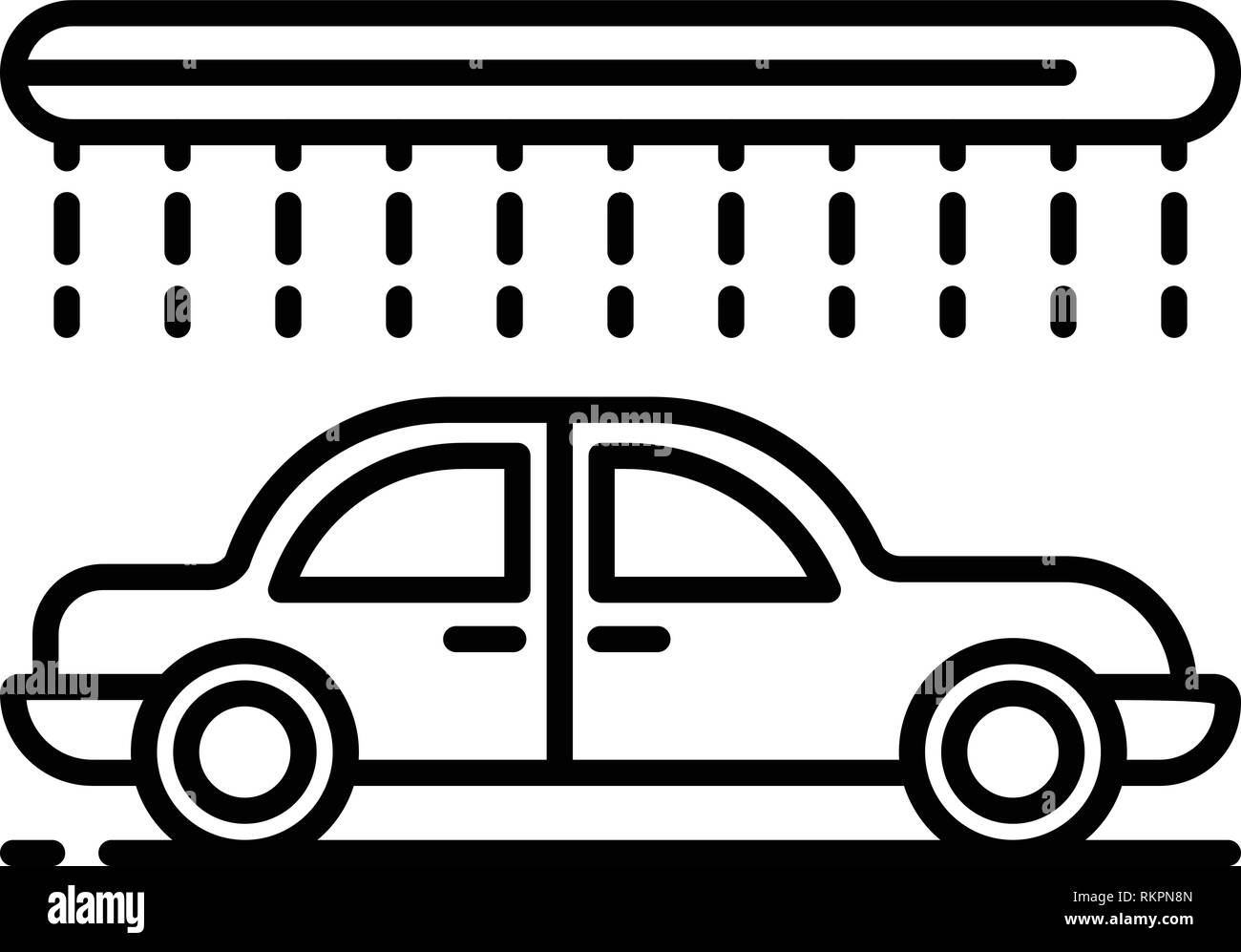 Modern car wash icon, outline style Stock Vector Image & Art - Alamy