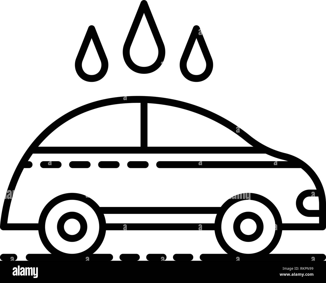 Car wash working Stock Vector Images - Alamy