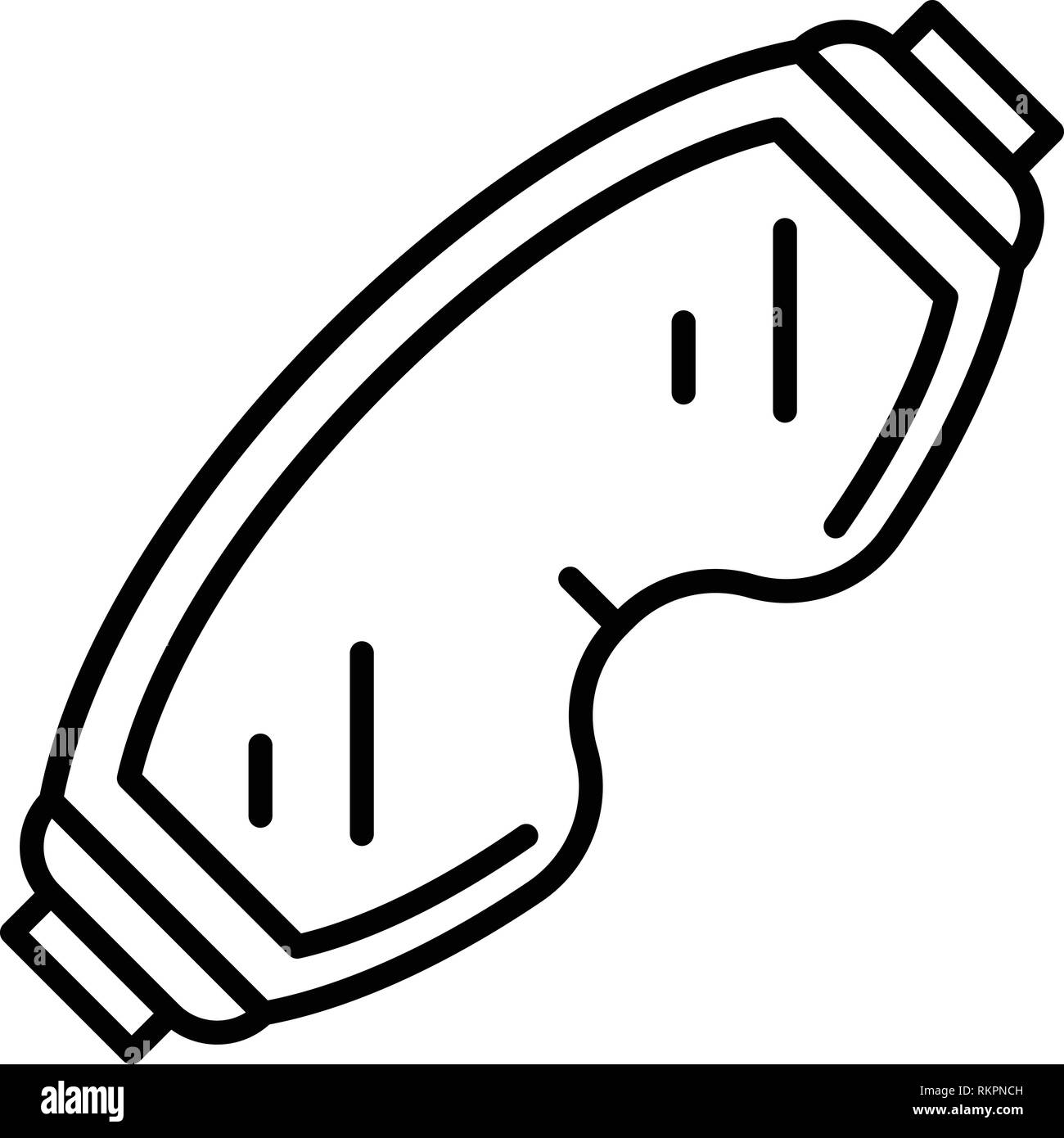 Ski glasses icon outline Stock Vector Images - Alamy