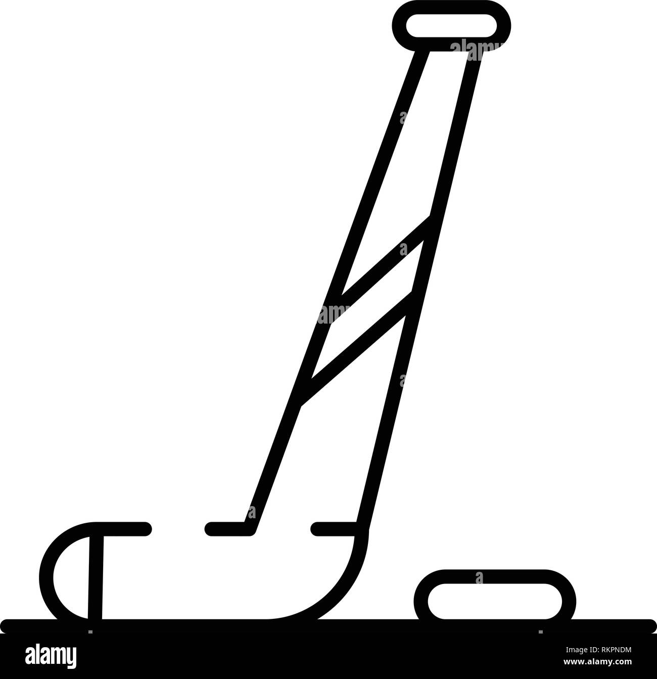 Ice hockey stick icon, outline style Stock Vector Image & Art - Alamy