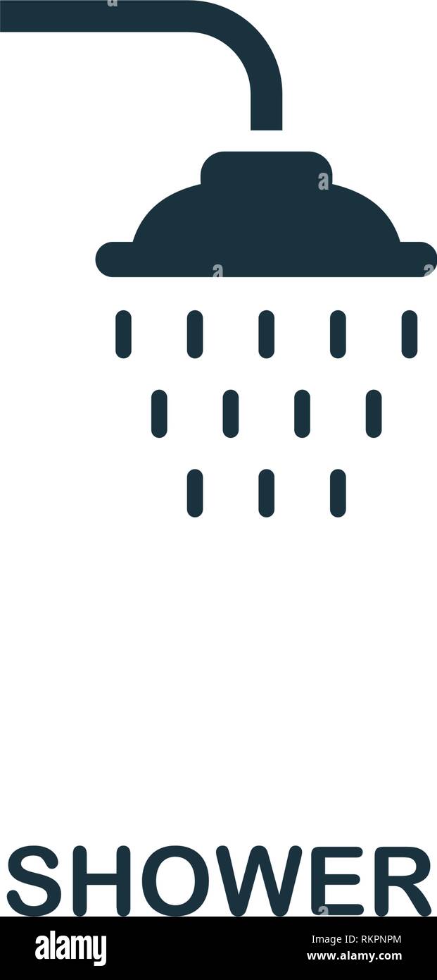 Shower icon. Premium style design from hygiene icons collection. Pixel ...