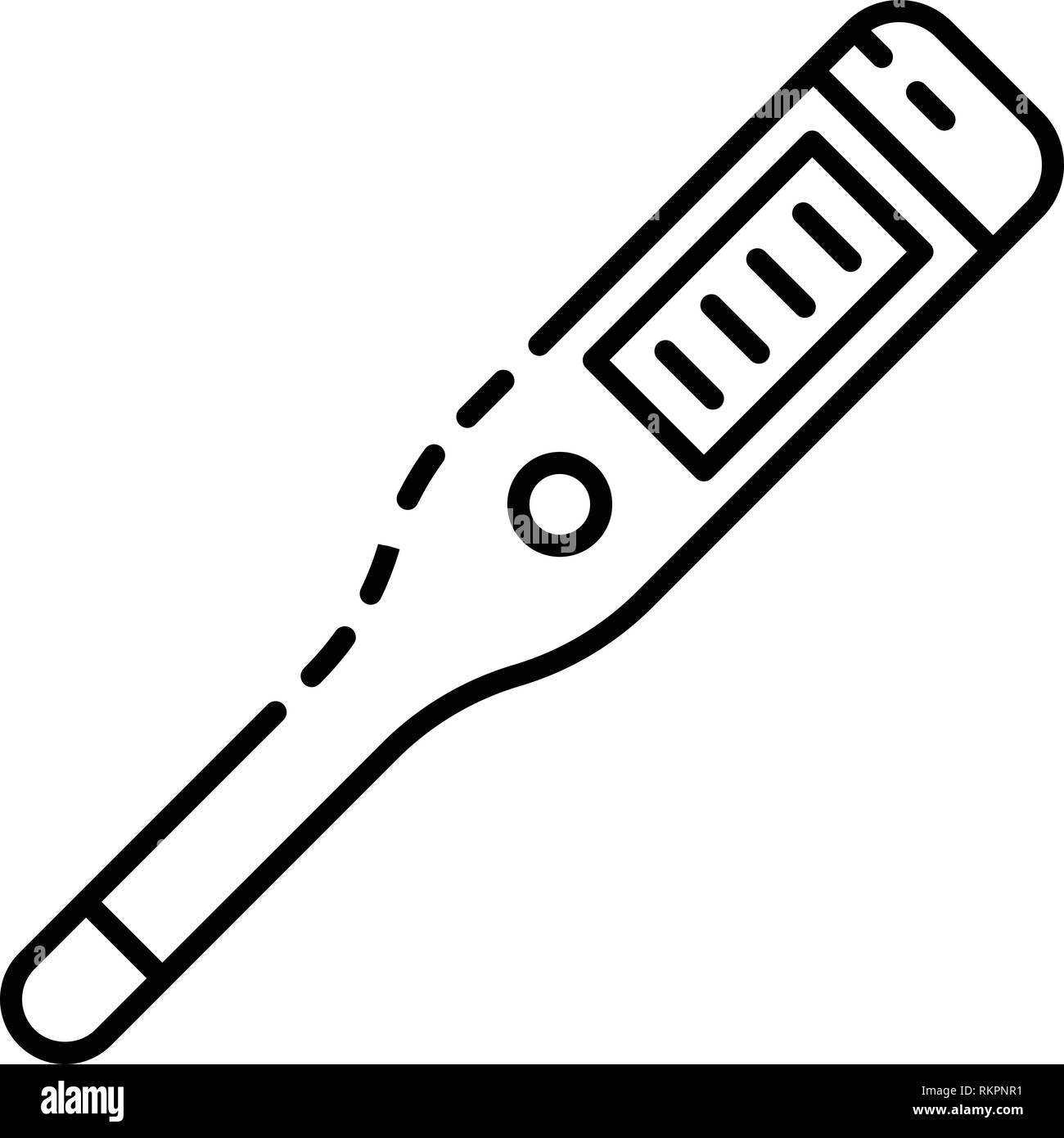 Electronic thermometer icon, outline style Stock Vector Image & Art - Alamy