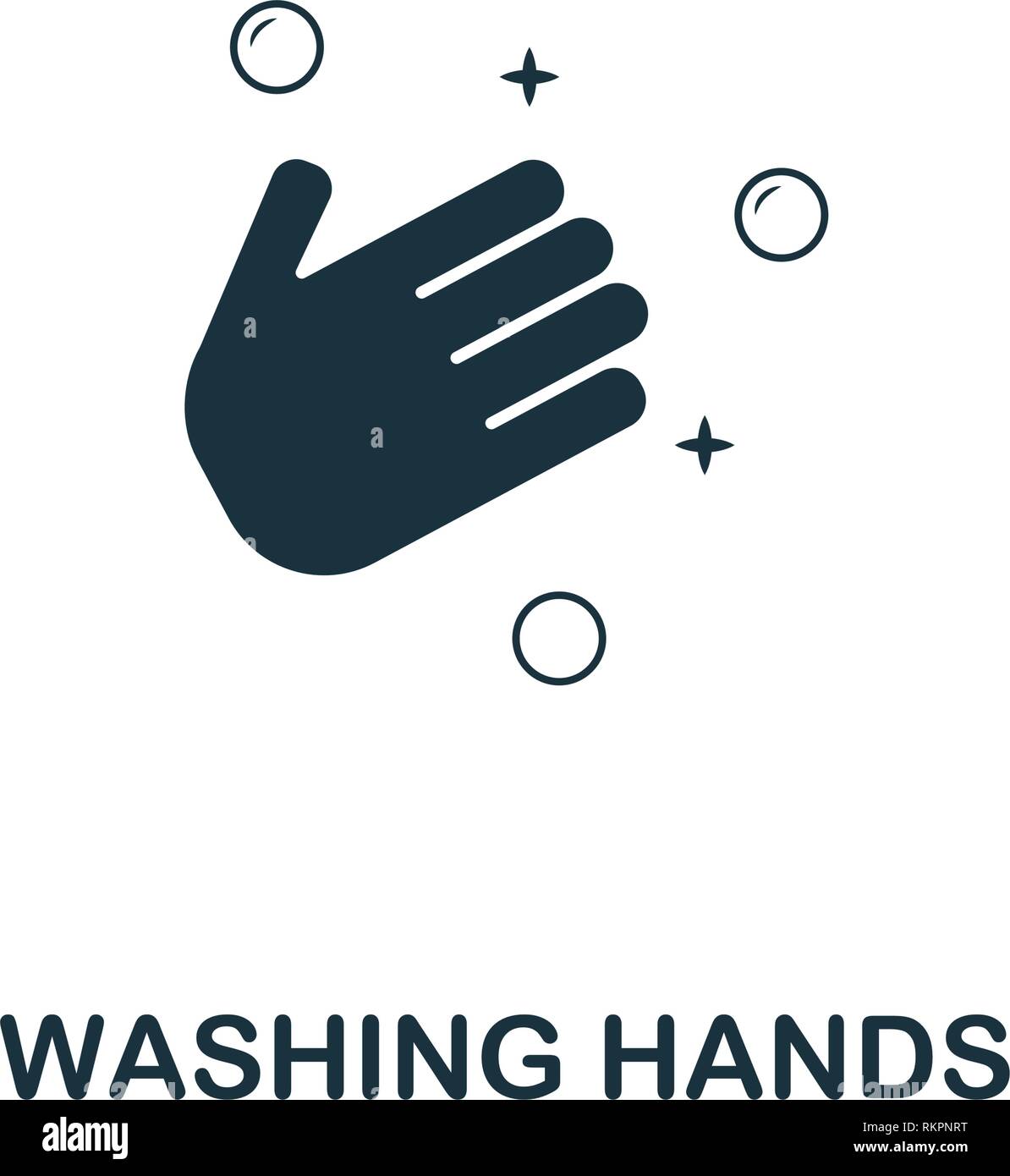 Hand hygiene icons hi-res stock photography and images - Alamy