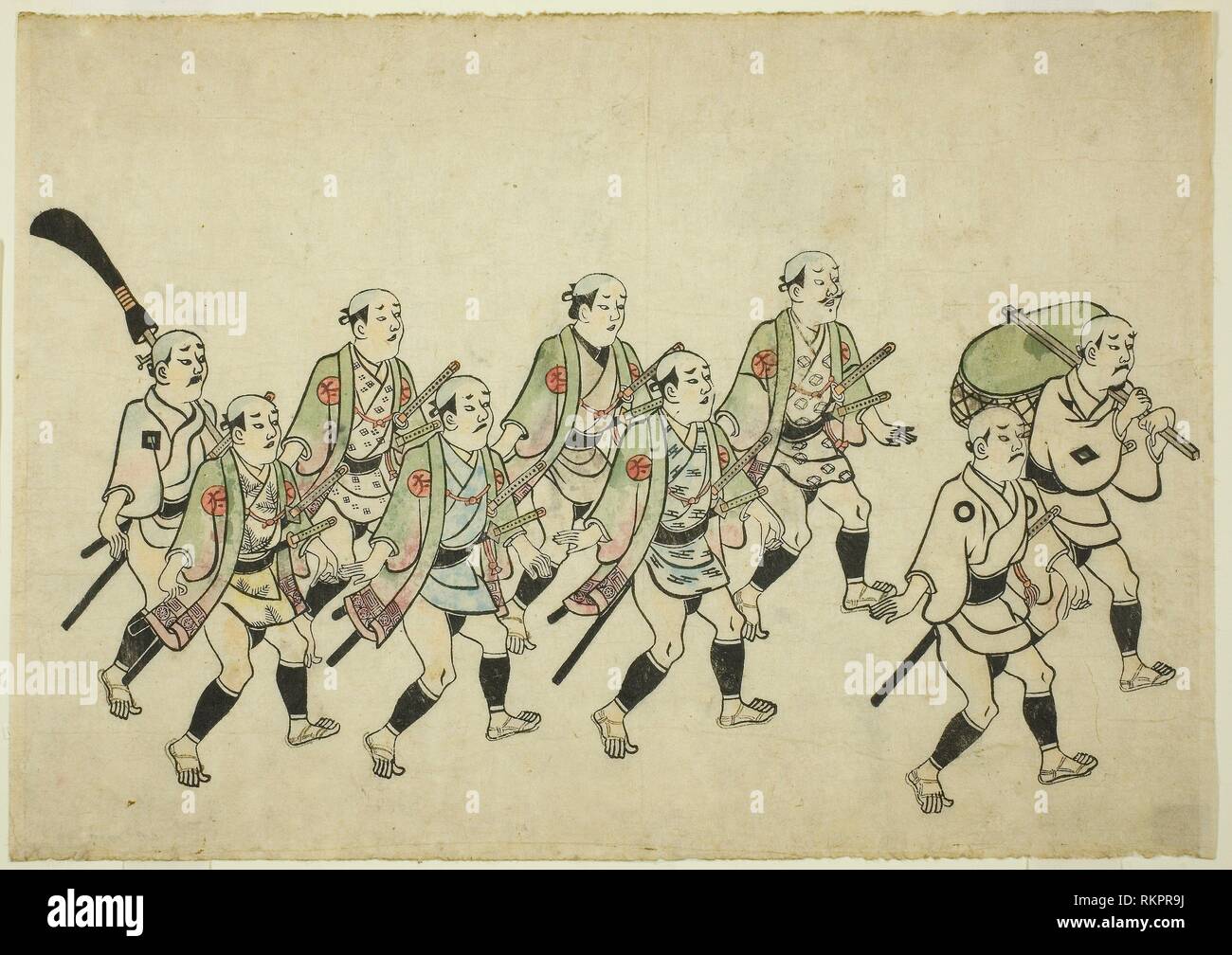Procession of a Daimyo - c. 1681/84 - Hishikawa Moronobu Japanese ...