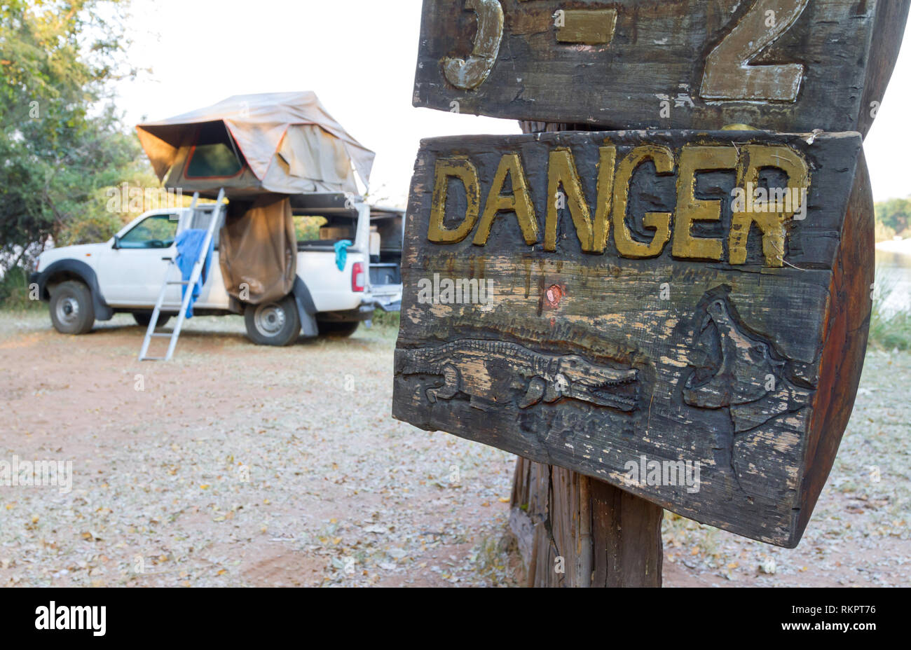 Botswana road signs hi-res stock photography and images - Alamy