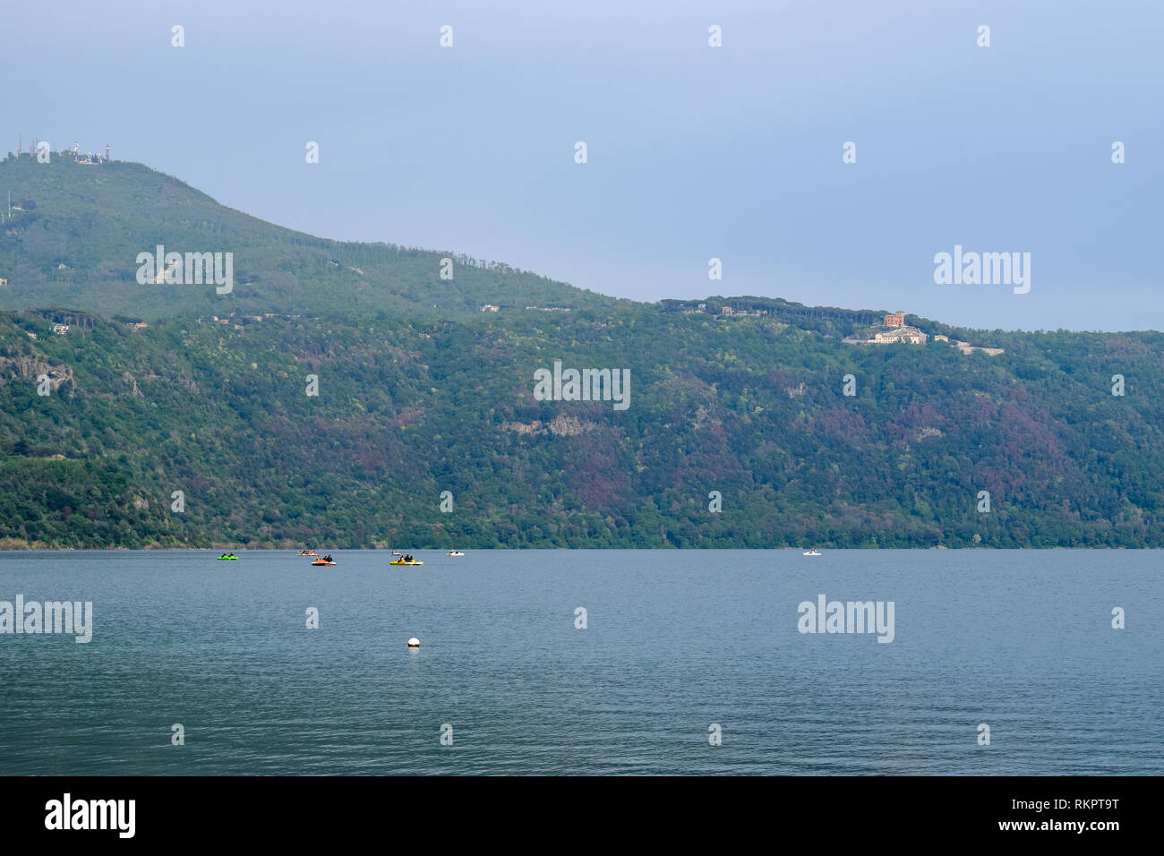 The Lake Albano in the Alban Hills of Lazio, Italy Stock Photo - Alamy
