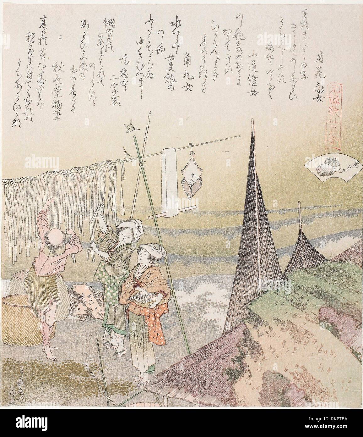 Matching game with genroku period poem shells hi-res stock photography ...