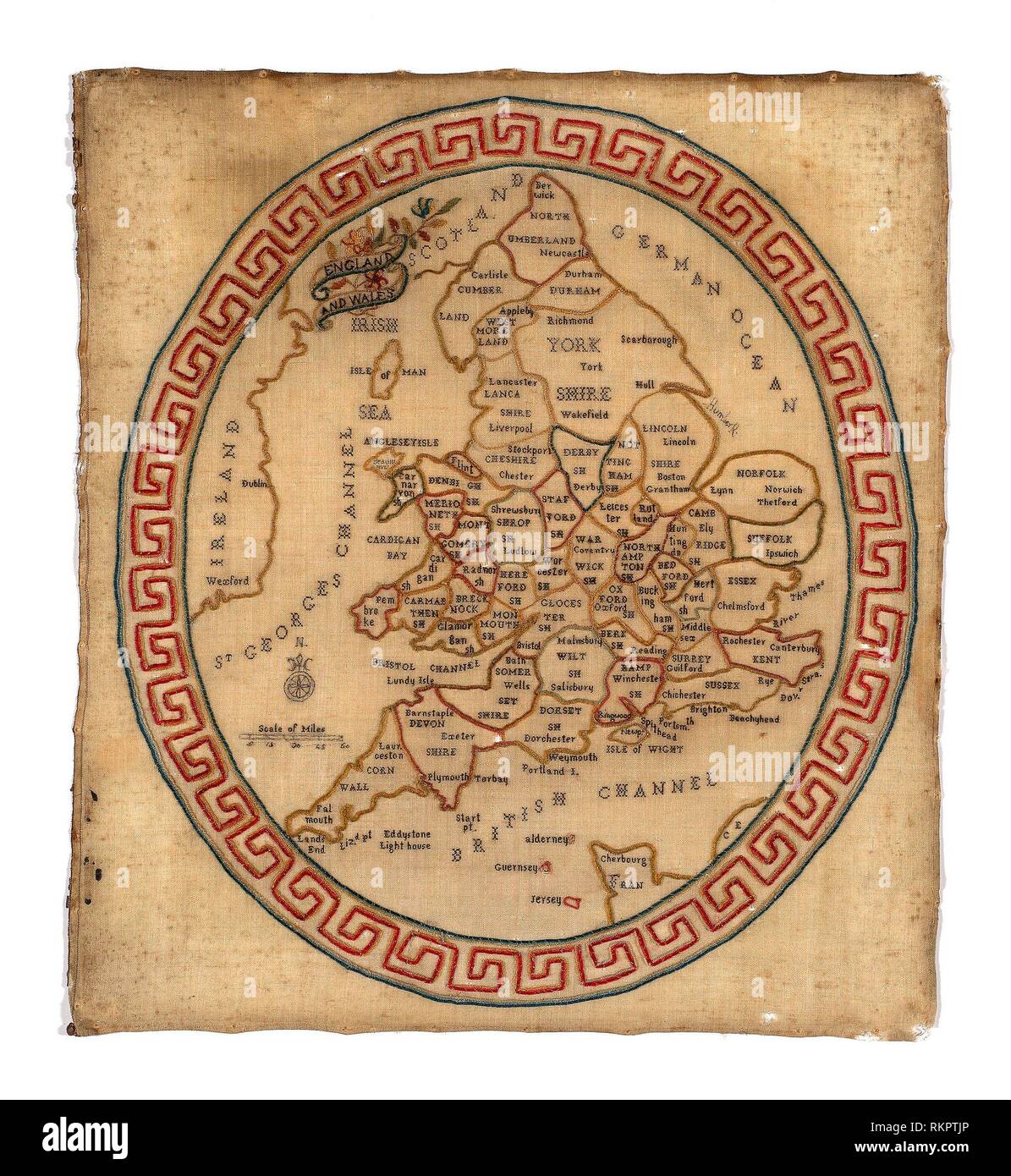 Map of britain 1800 Cut Out Stock Images & Pictures - Alamy