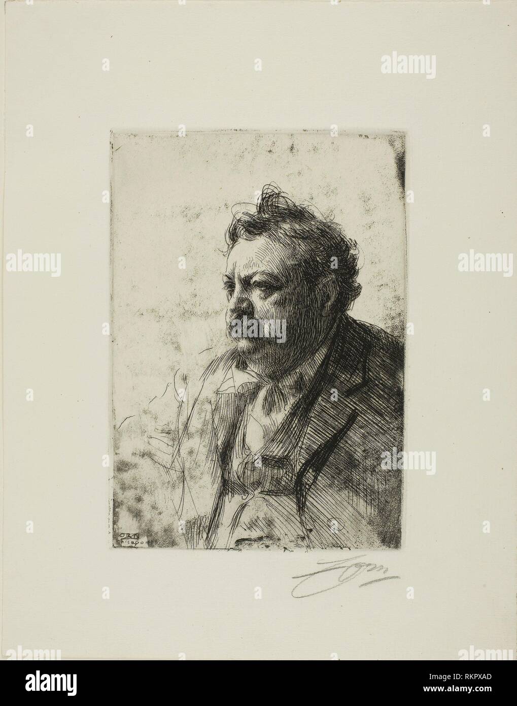 Billy Mason - 1900 - Anders Zorn Swedish, 1860-1920 - Artist: Anders ...