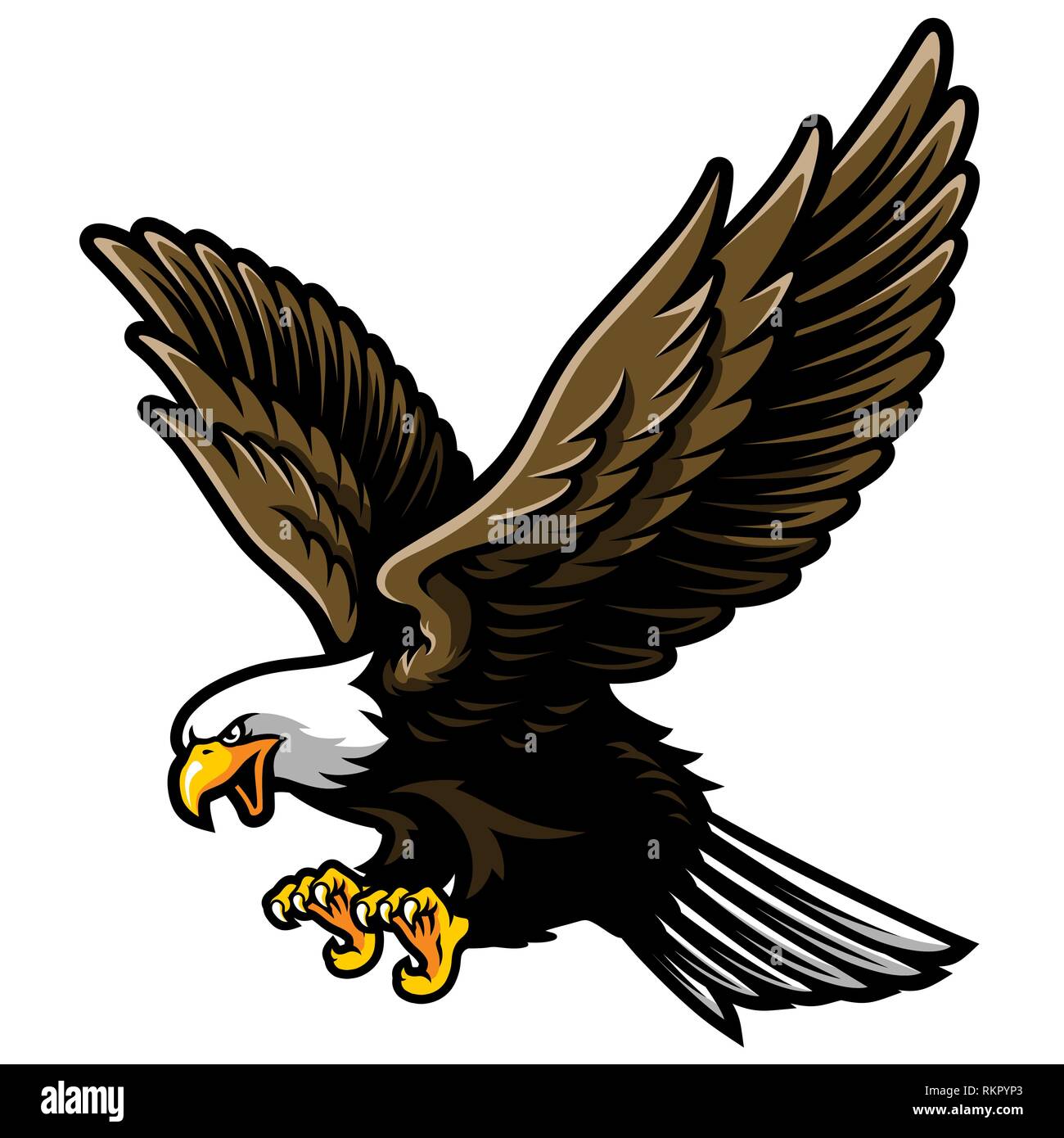 Cartoon Eagle Wings