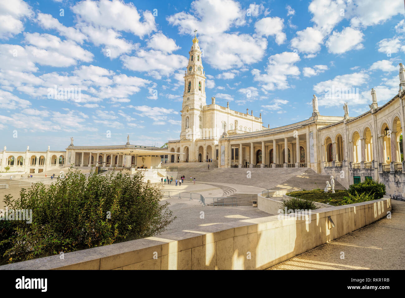 Sanctuary of Fatima, Portugal. Important destinations for the Catholic ...