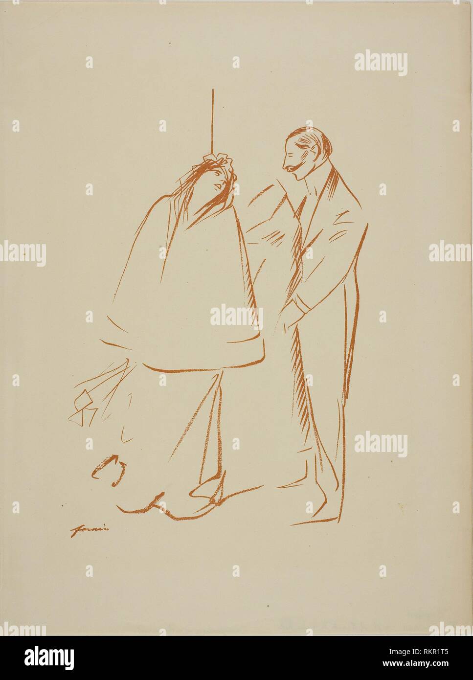 In the Cloakroom - c. 1897 - Jean Louis Forain French, 1852-1931 ...