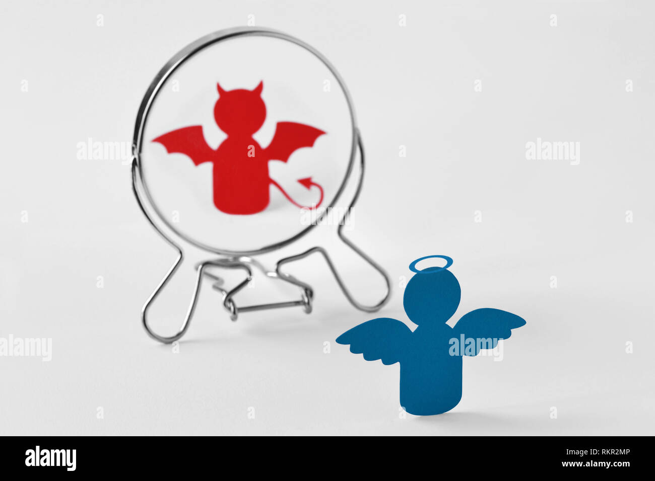 Mirror Reflection Different Evil