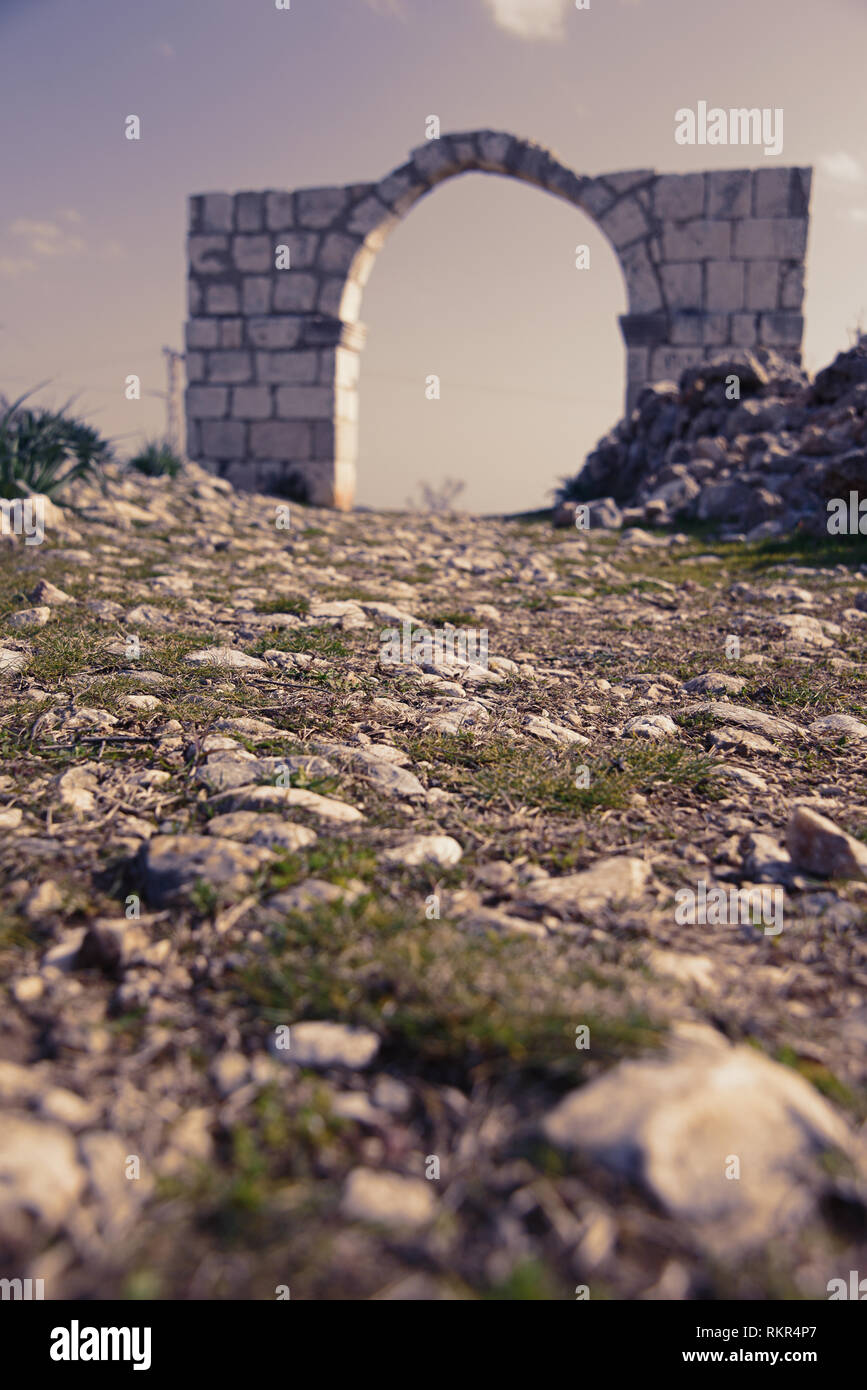 Ruins of ancient Roman Road in Tarsus, Turkey Stock Photo - Alamy