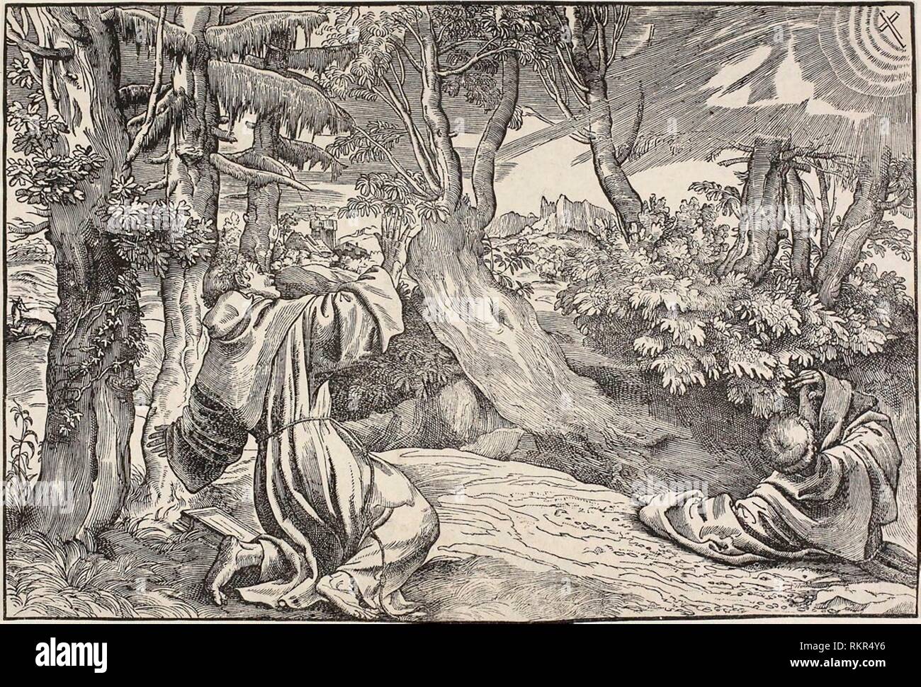 Saint francis receiving the stigmata hi-res stock photography and ...