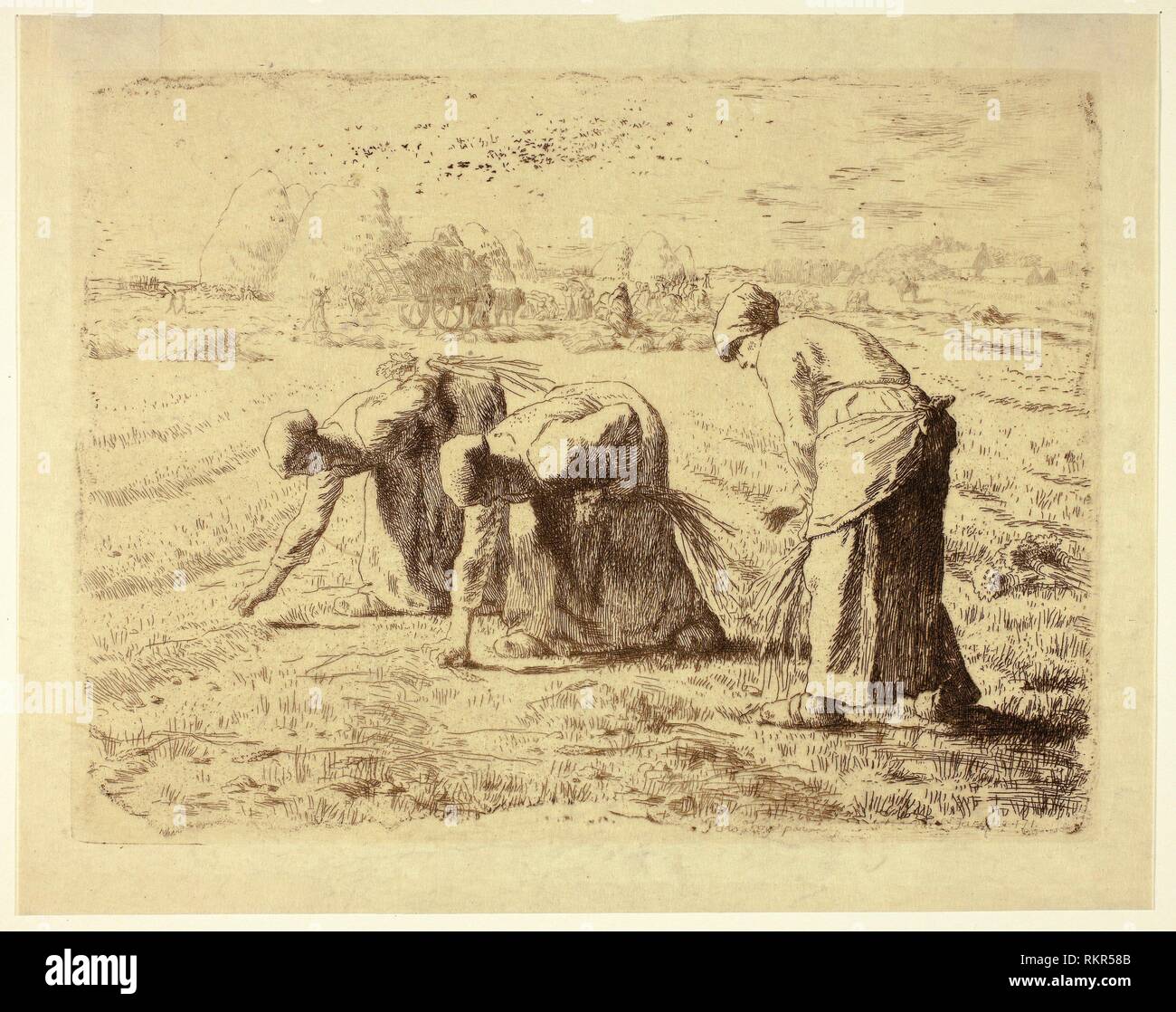 Jean francois millet the gleaner hi-res stock photography and images ...