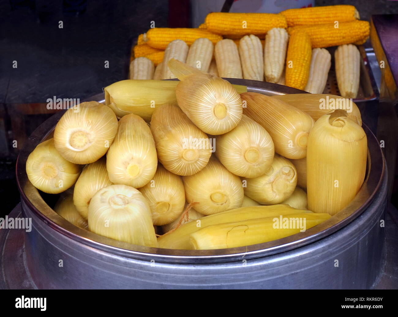 Steamed corn hi-res stock photography and images - Alamy