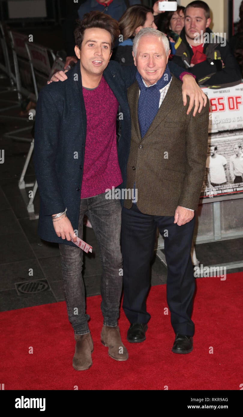 Nick Grimshaw and Peter Grimshaw attends the world premiere of 'The ...