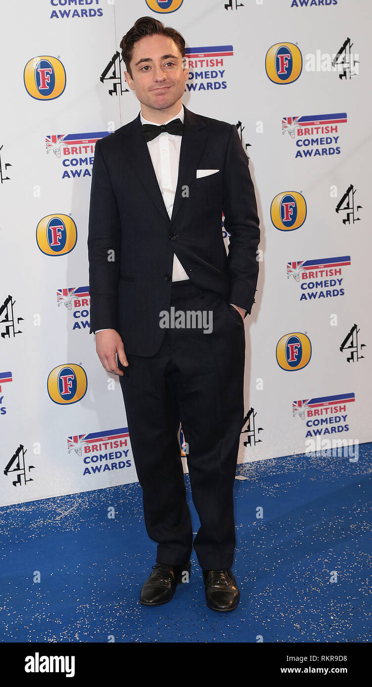 Ryan Sampson arrives at the British Comedy Awards at Fountain Studios ...