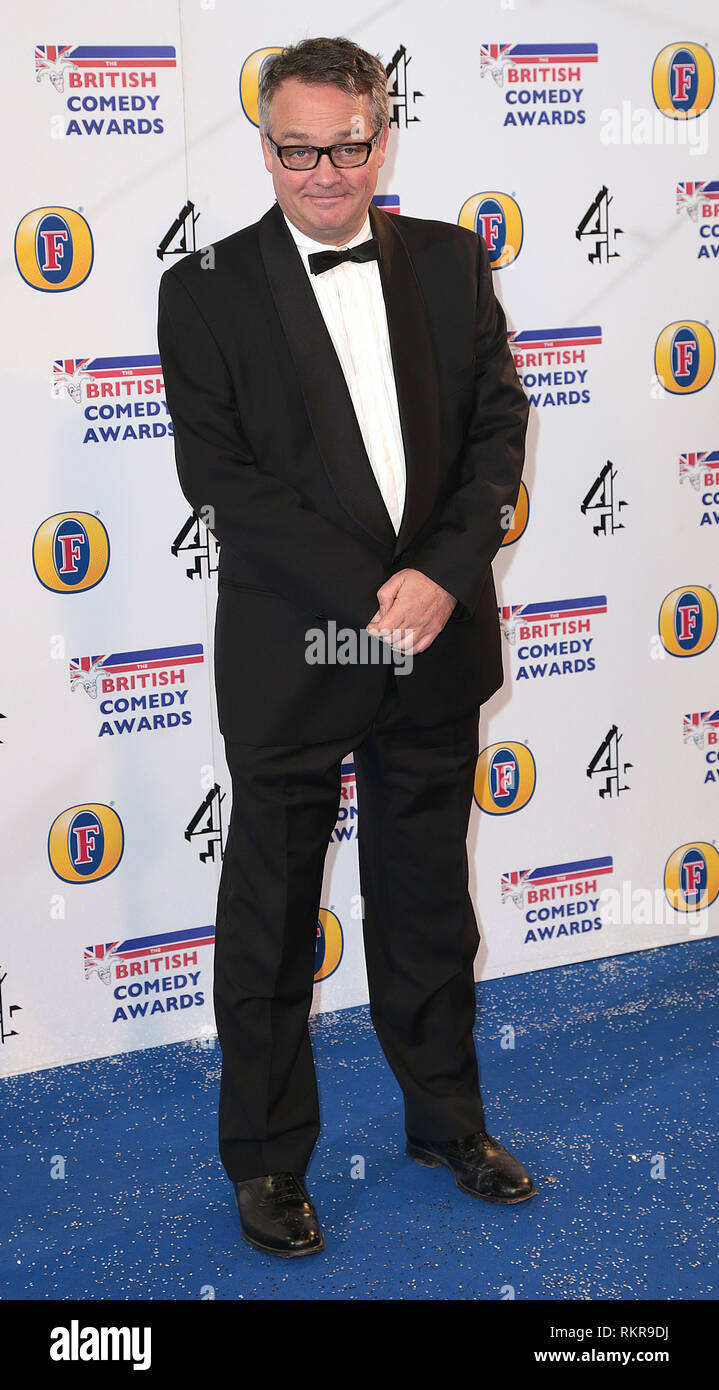 Charlie Higson arrives at the British Comedy Awards at Fountain Studios ...
