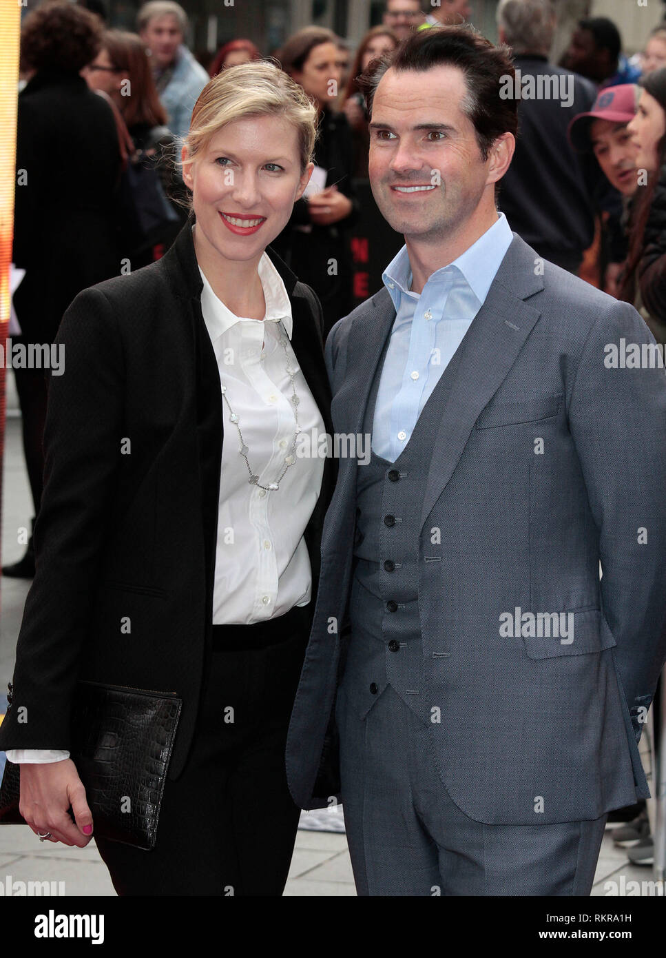 Karoline Copping; Jimmy Carr arrive at the European Premiere of ...
