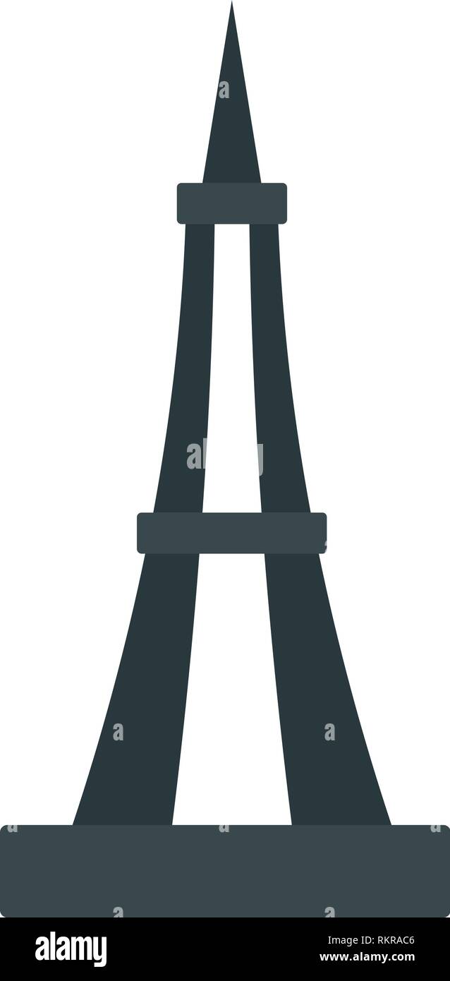 Statue monument icon. Flat illustration of statue monument vector icon ...