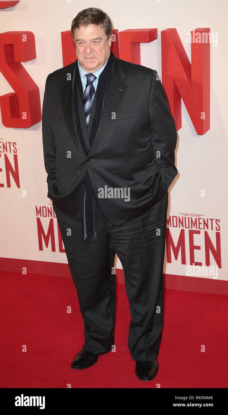 John Goodman arrives at the UK Premiere of 'The Monuments Men'' at the ...
