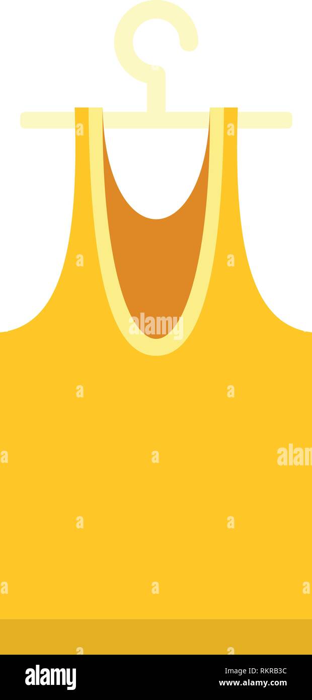 Sport vest icon. Flat illustration of sport vest vector icon for web ...
