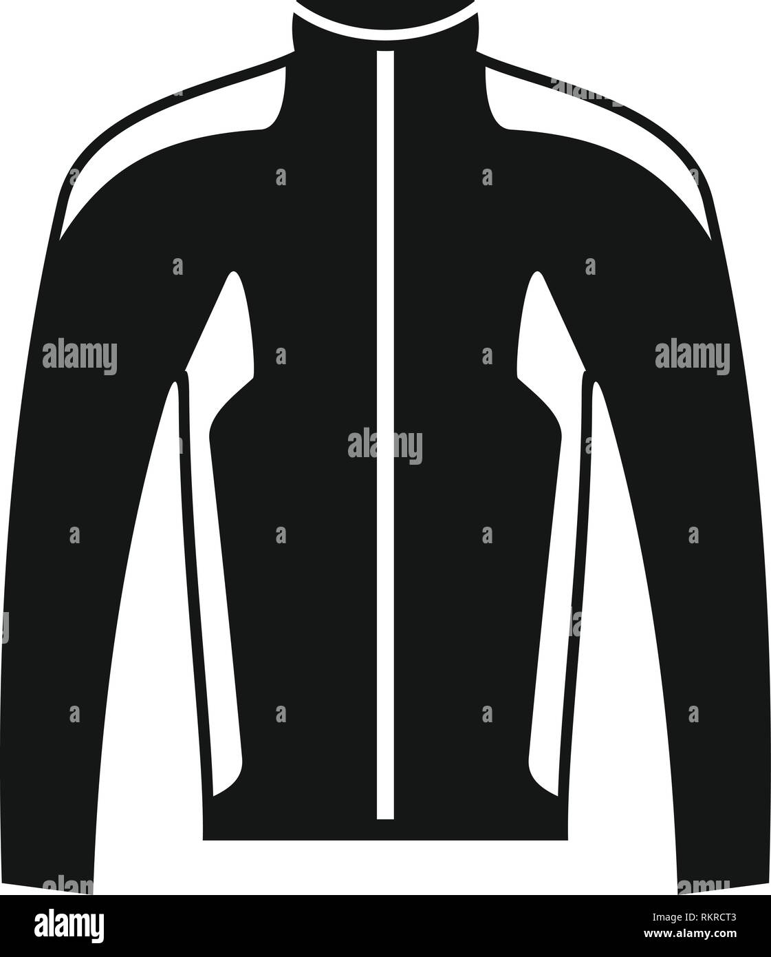 Bike jacket icon. Simple illustration of bike jacket vector icon for ...