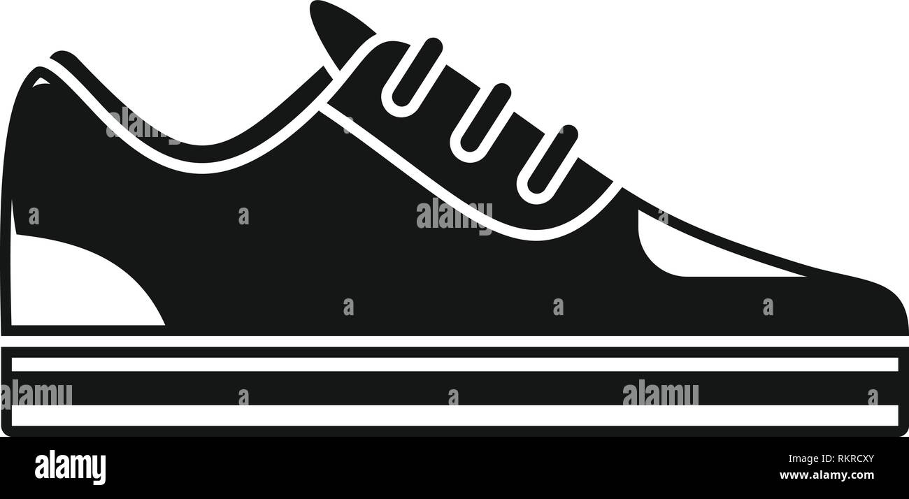 Sneaker icon. Simple illustration of sneaker vector icon for web design ...