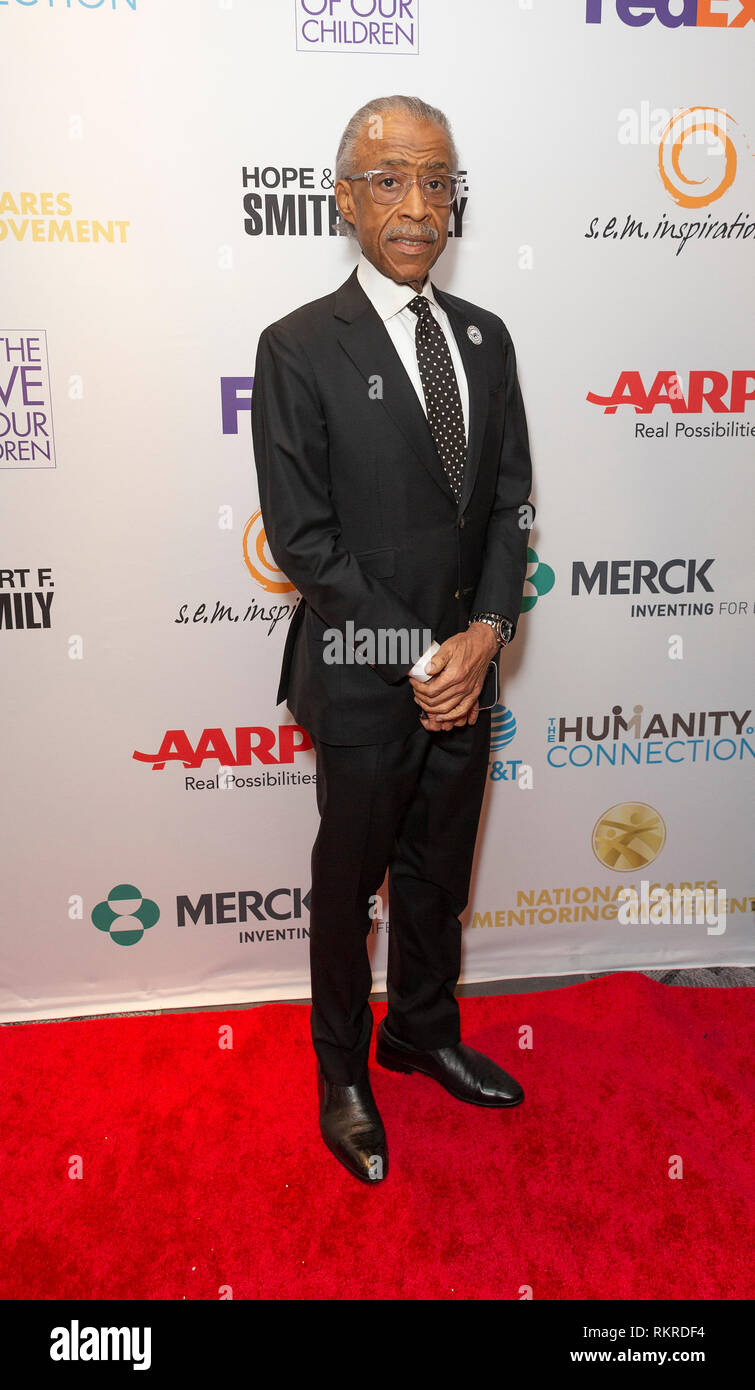 New York, United States. 11th Feb, 2019. Reverend Al Sharpton attends ...