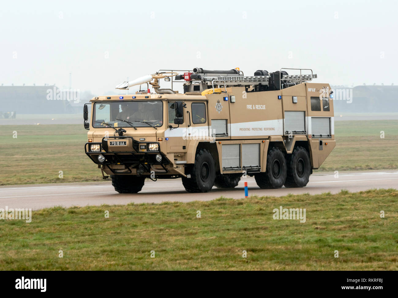 Royal Air Force Frie Engine at RAF Coninsby Stock Photo - Alamy