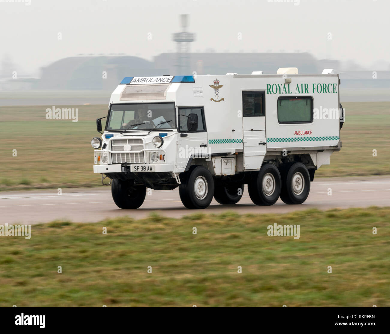 Royal Air Force Ambulance at RAF Coninsby Stock Photo - Alamy