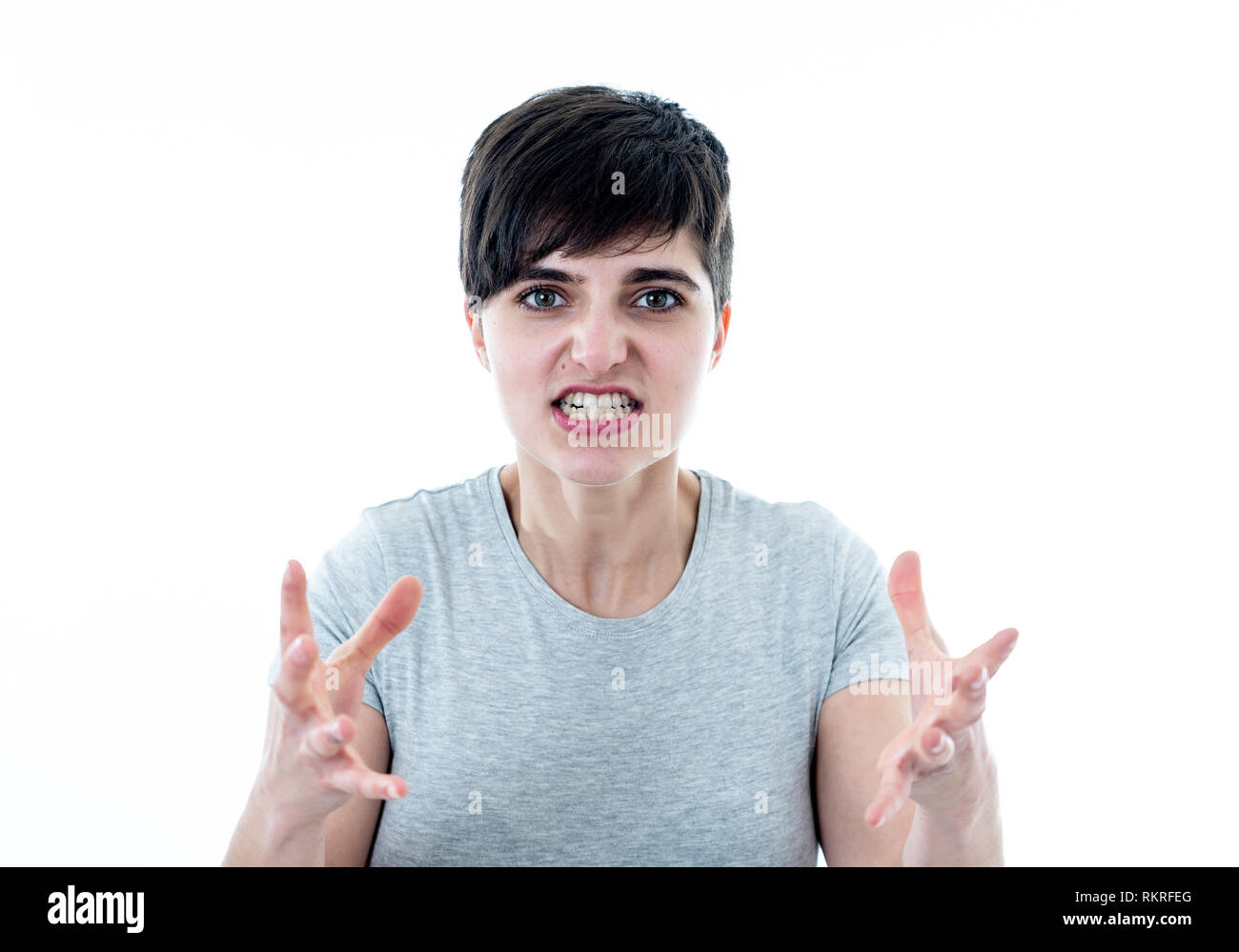 Furious look hi-res stock photography and images - Alamy