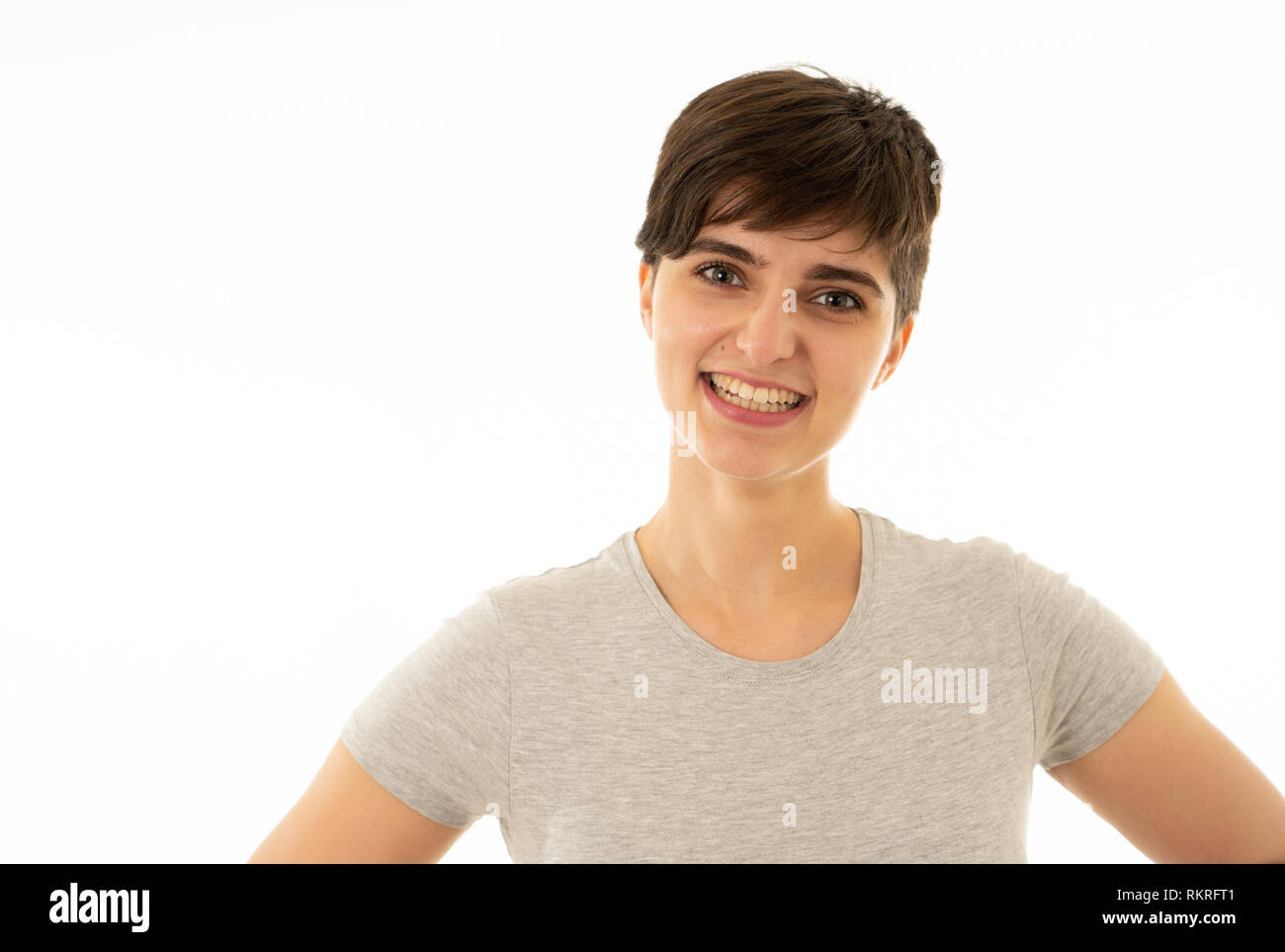 Human face positive emotion hi-res stock photography and images - Alamy