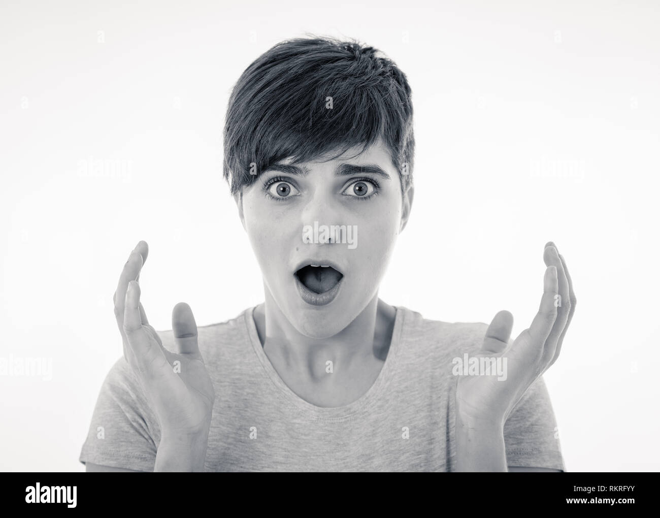 Scary eyes close up human hi-res stock photography and images - Alamy