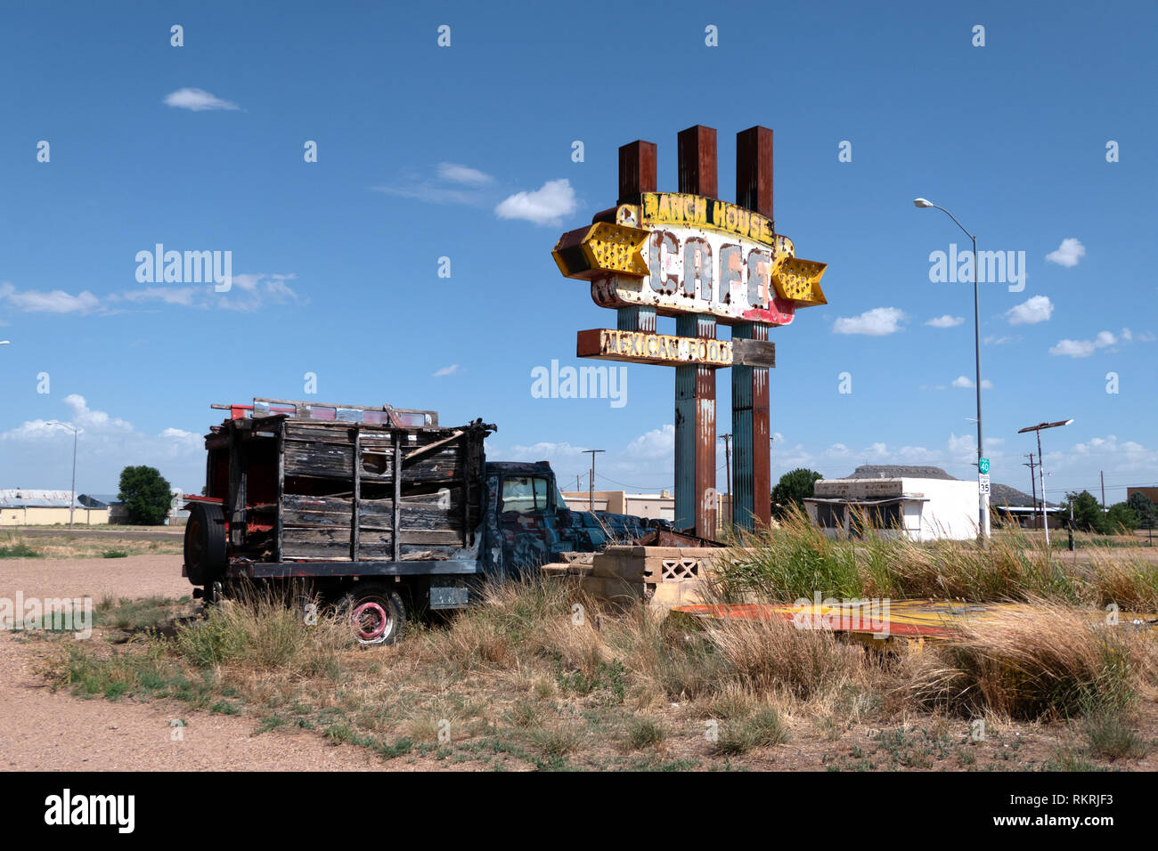 Abandoned cafeteria restaurant in Tucumcari, New Mexico, United States ...