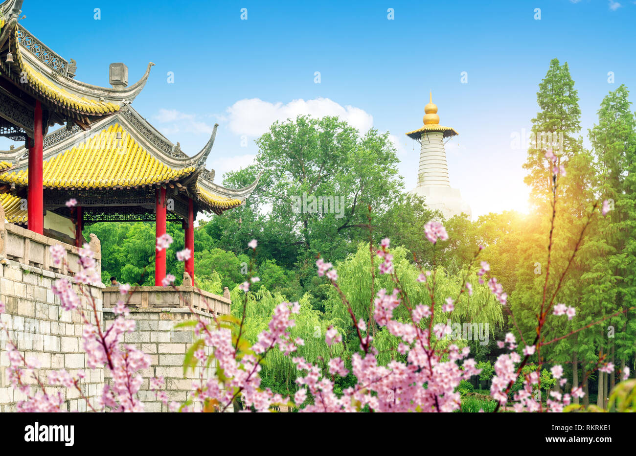 Wuting Bridge, also known as the Lotus Bridge, is a famous ancient ...