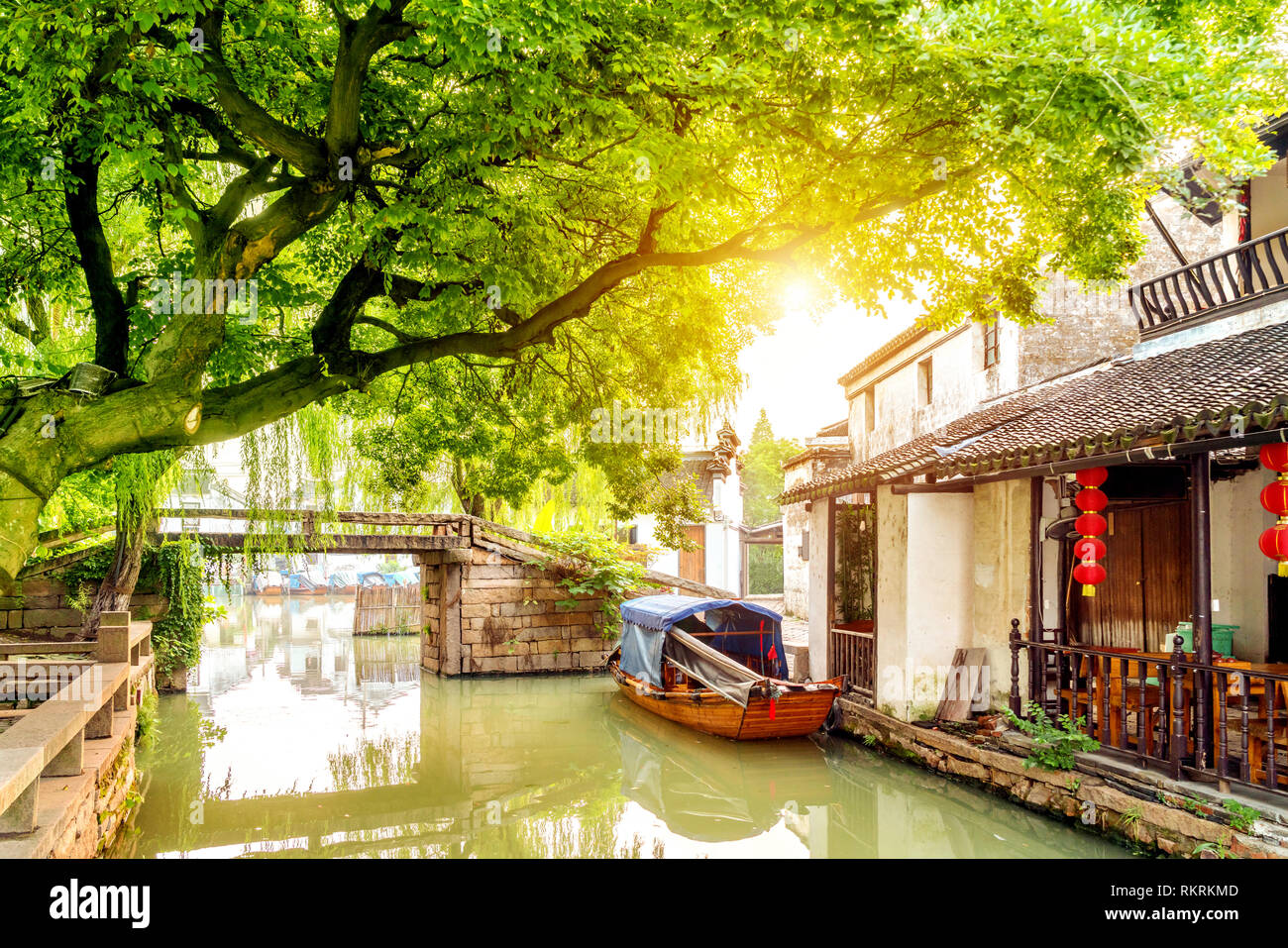 Zhouzhuang, China is a famous water town in the Suzhou area. There are ...