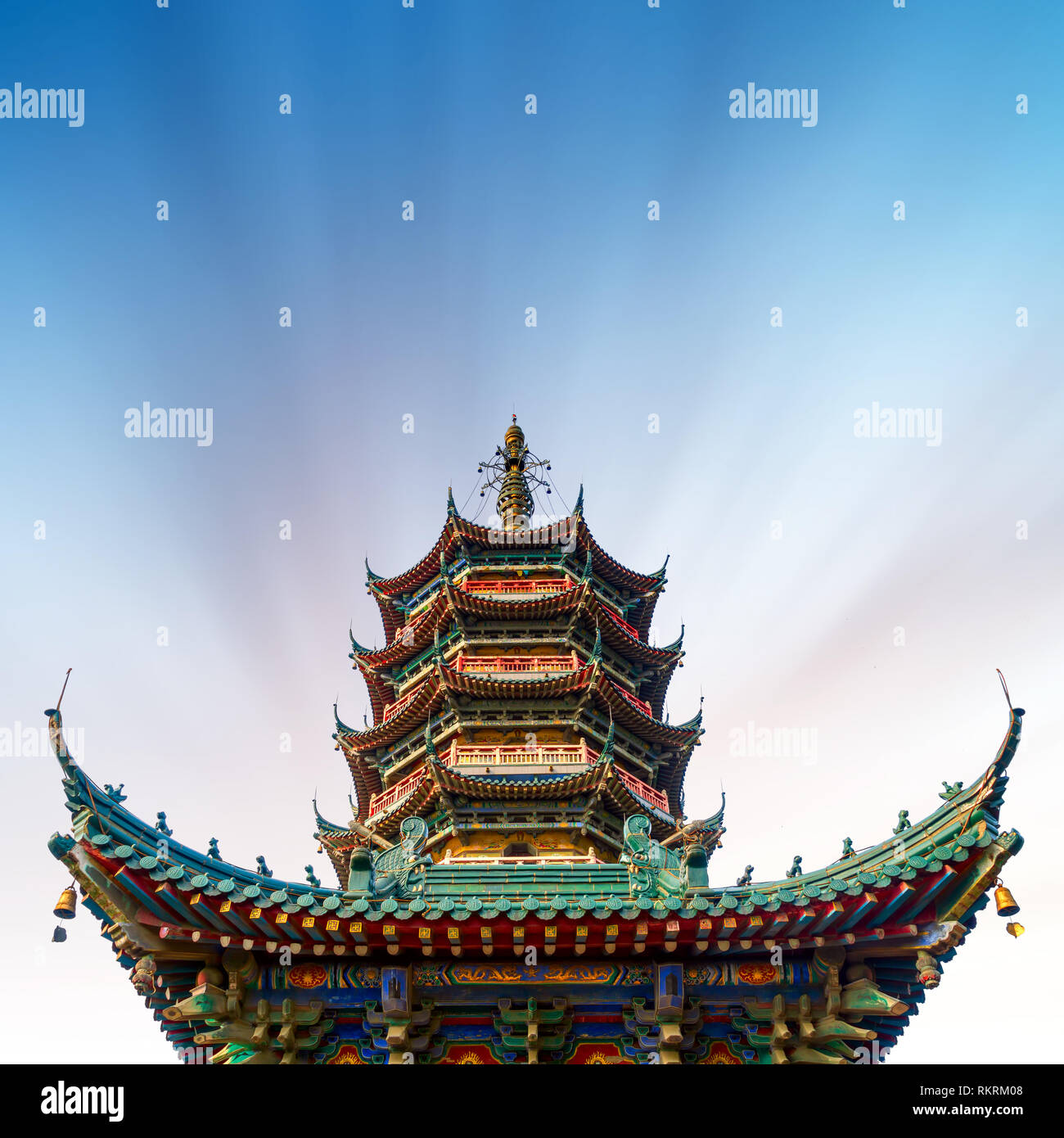 Chinese traditional ancient architecture: pagoda. Ancient architecture ...